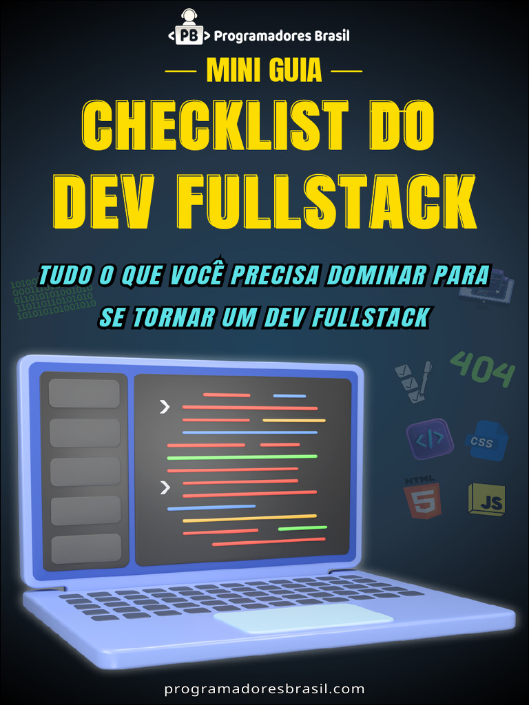 E Book Checklist Full Stack | PDF | Script Java | Modelo de Documento por Objetos (DOM)