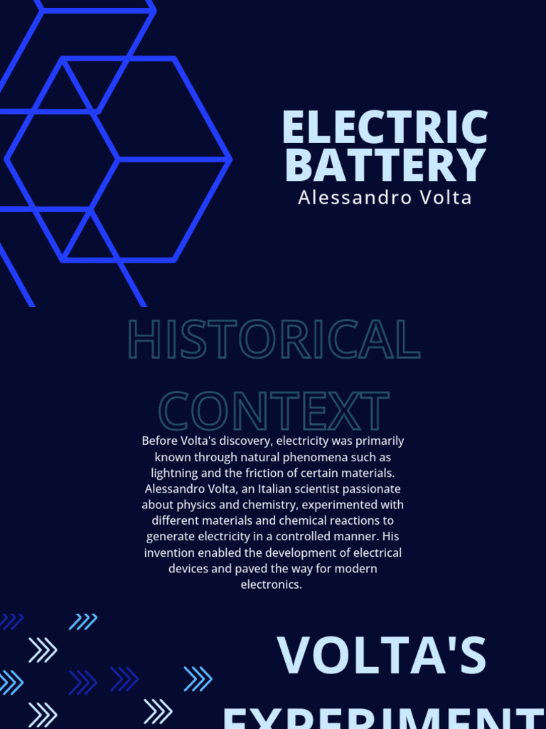 Volta's Battery Invention and Impact | PDF | Electricity | Physical ...