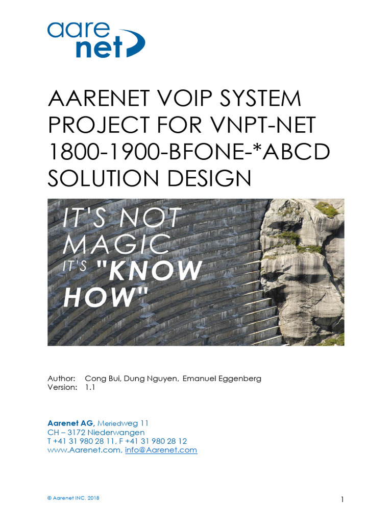 6 - VNPT-Net Aarenet Solution Design en v1.1 | PDF | Ip Multimedia Subsystem | Session ...