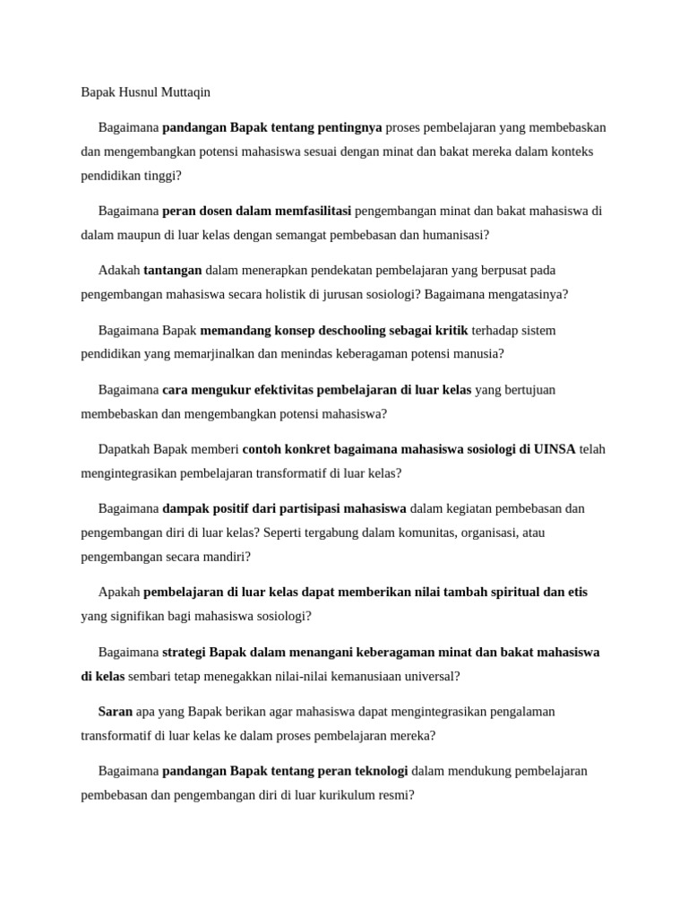 Bapak Husnul Muttaqin | PDF