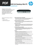 HP ProStudio 4 All-In-One G1i 23.8 Inch Desktop AI PC - Datasheet | PDF | Usb | Windows 10