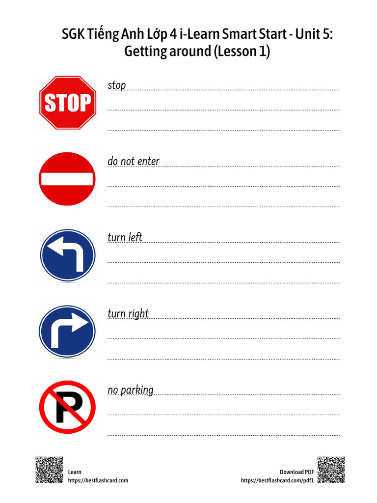 Tập viết - SGK Tiếng Anh Lớp 4 i-Learn Smart Start - Unit 5 - Getting ...