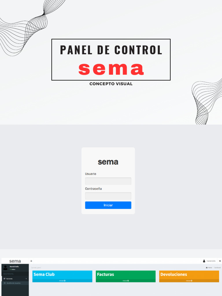 Concepto Cpanel - Sema | PDF