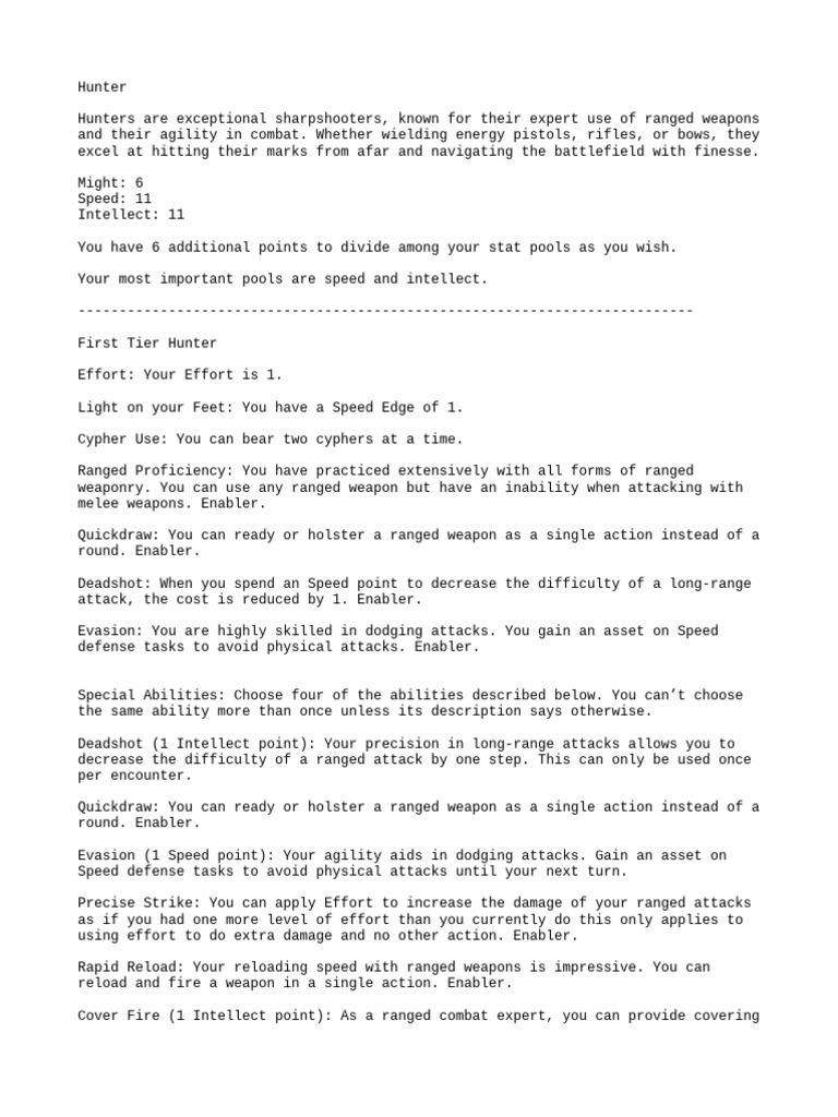 Hunter Type | PDF | Ammunition | Marksman