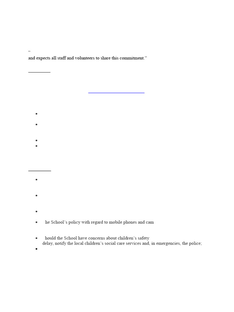 EHS Safeguarding Statement | PDF | Child Protection | Social Policy