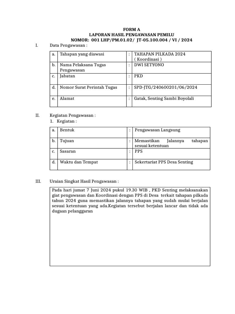 1.form A 7 Juni 2024 Tomi | PDF