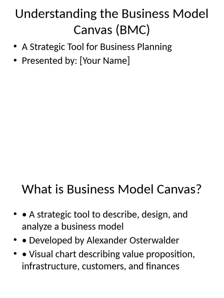 Deeper Version of Business Model Canvas | PDF