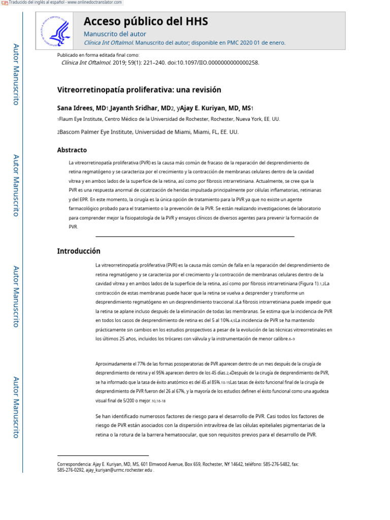 Revisión PVR PDF - En.es | PDF | Citocina | Apoptosis