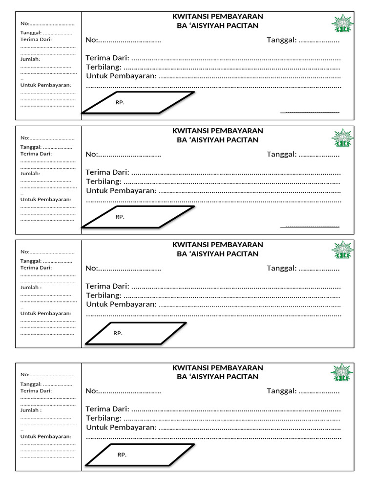 Kwitansi Kosong | PDF