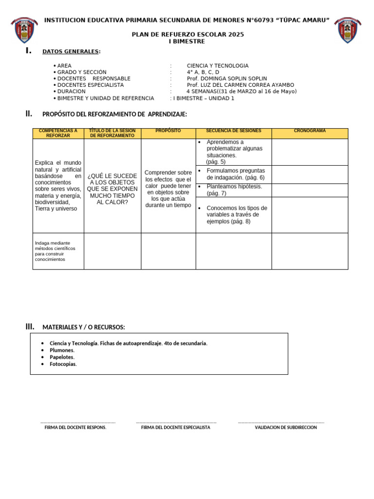 Esquema de Refuerzo | PDF | Maestros | Modificación de comportamiento