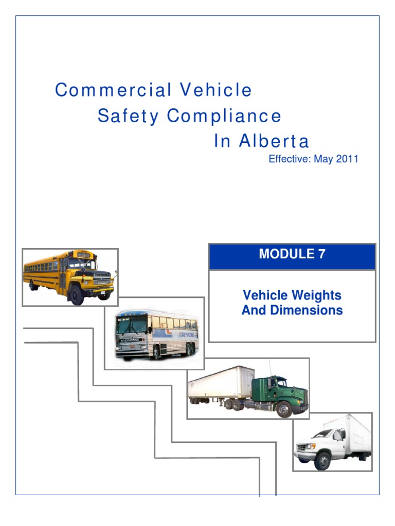 Alberta Commercial Vehicle Weight Rules | PDF | Semi Trailer Truck ...