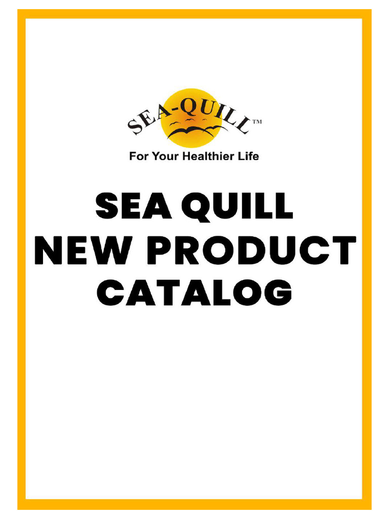 Sea Quill New Product Catalog | PDF