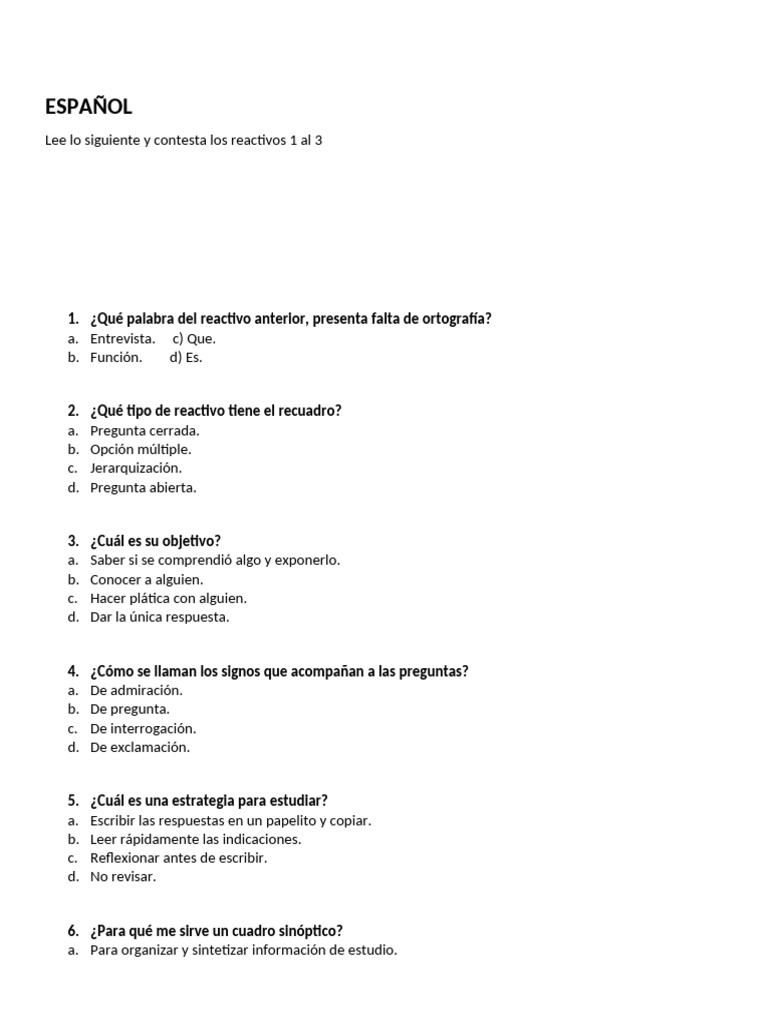 Preguntas sobre Frida Kahlo y Villahermosa | PDF
