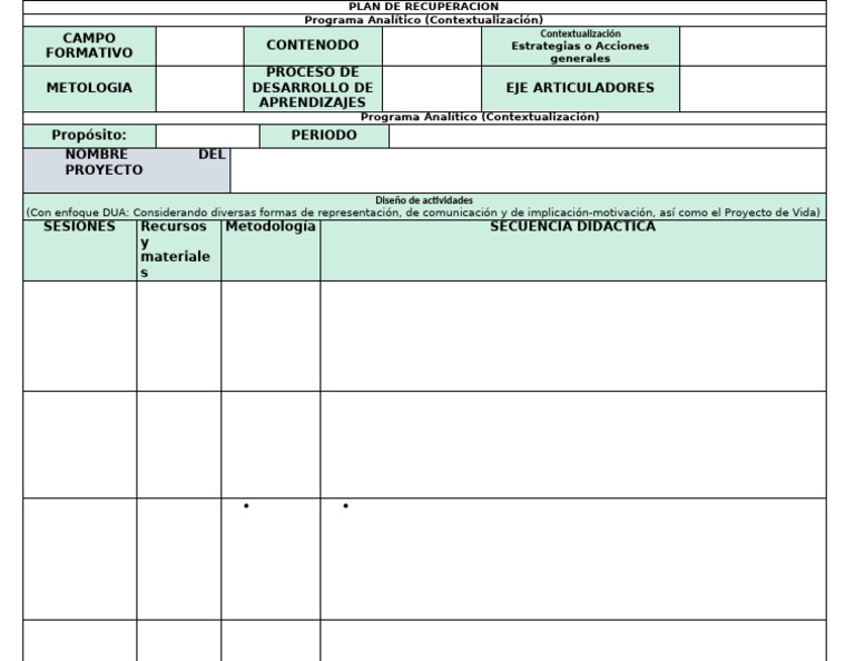 Formato de Proyectos | PDF