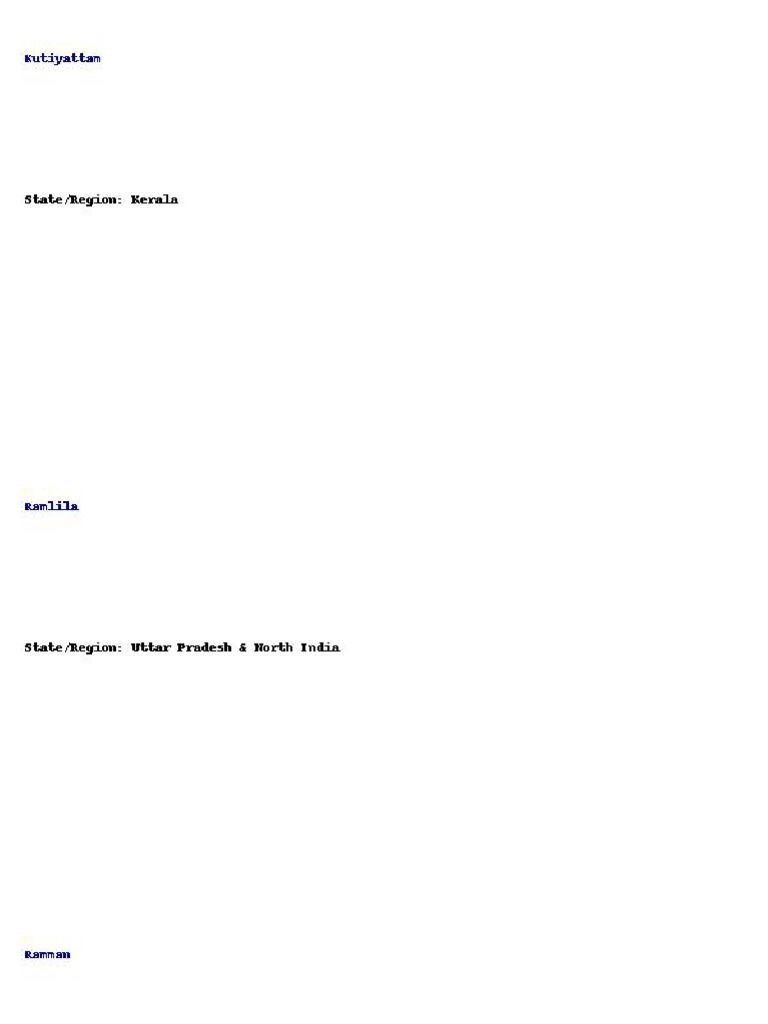 UNESCO ICH India Flashcards | PDF