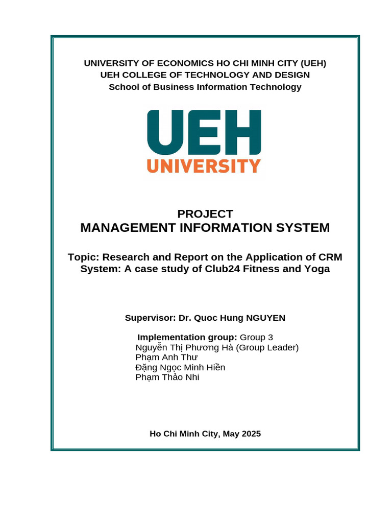 Group 3 - Project Final Registration | PDF | Virtualization ...