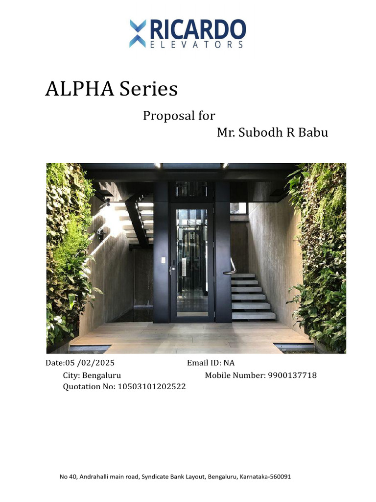 Alpha Commercial Series - MR Subodh R Babu | PDF