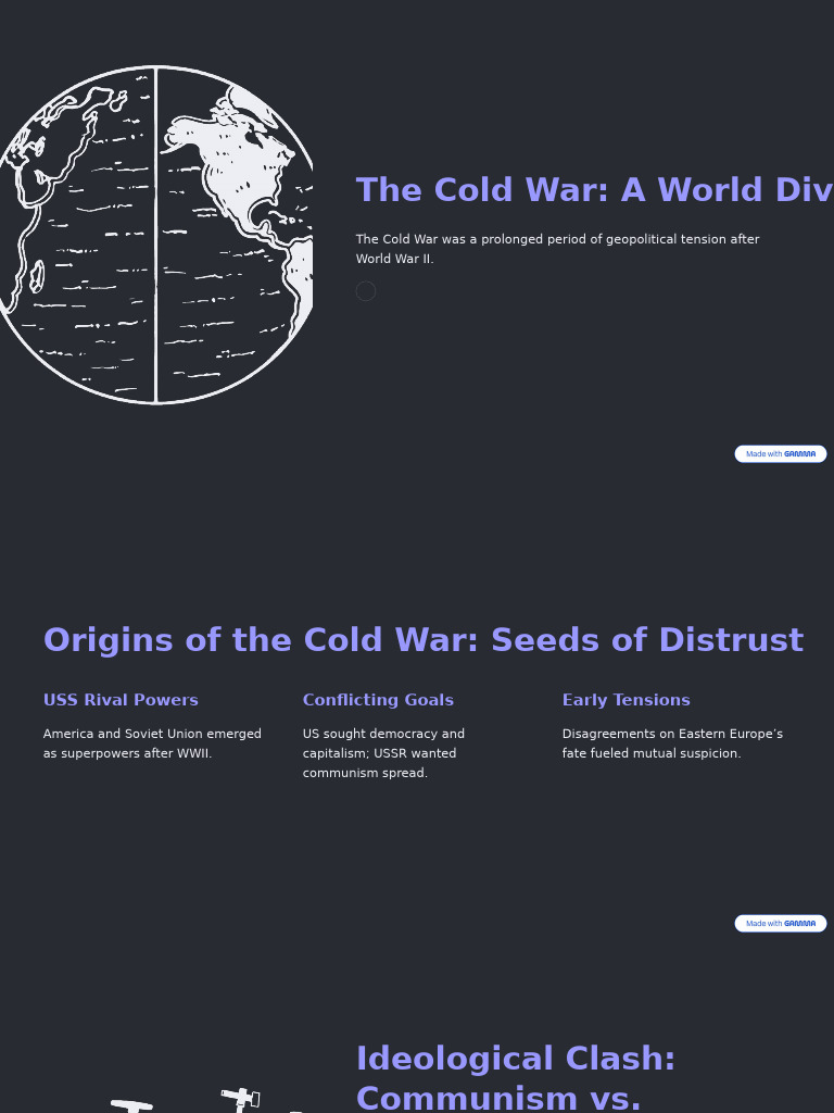 Cold War Overview: Key Events & Impact | PDF