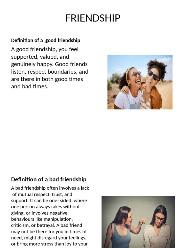 Friendship | PDF