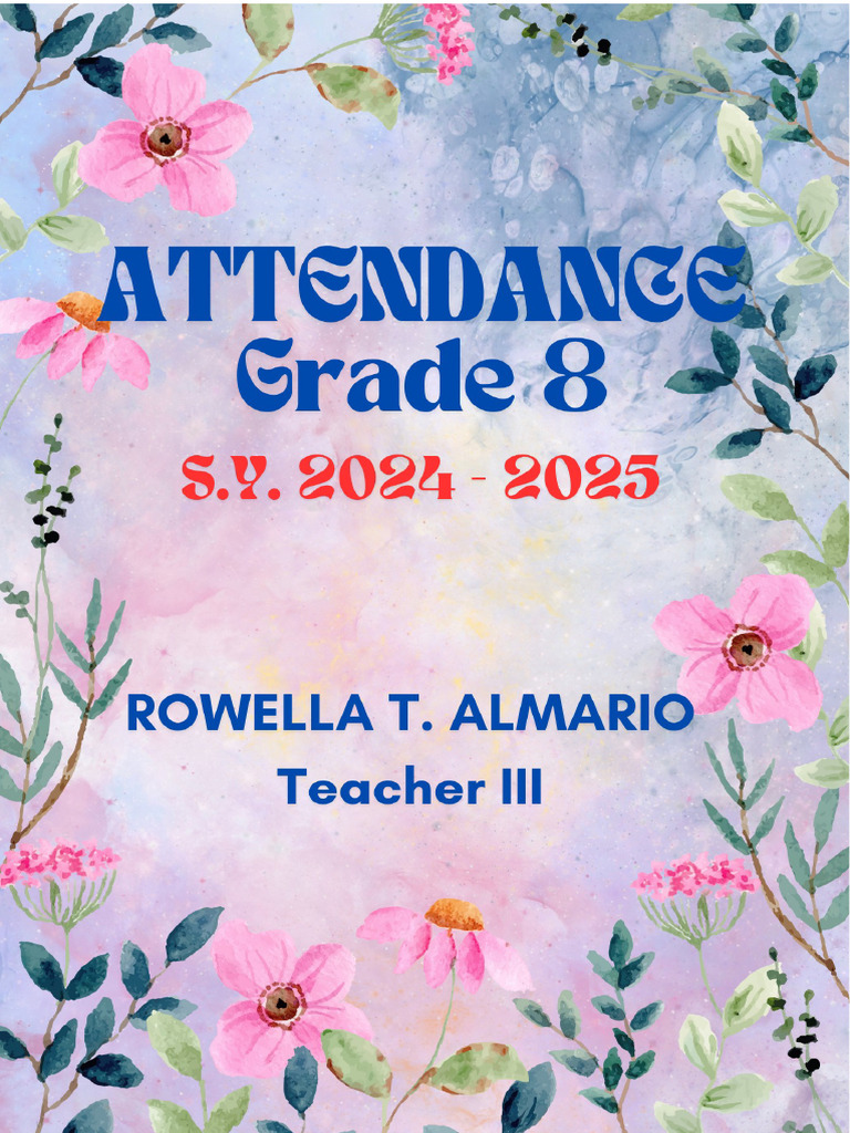 Cover Page Attendance | PDF