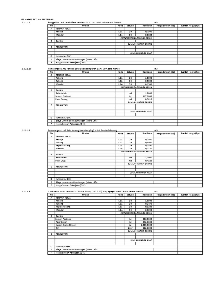 Boq+pustu+mantrianom+kec +bawang+ok | PDF