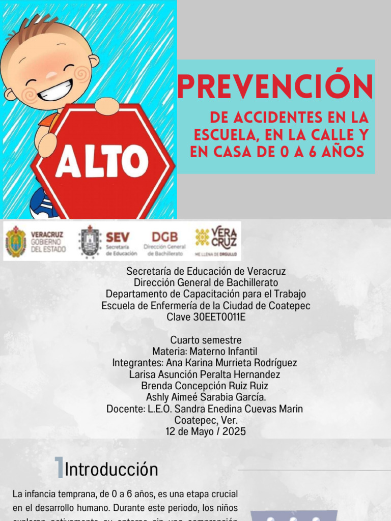 Prevención de Accidentes Infantiles | PDF | Quemar