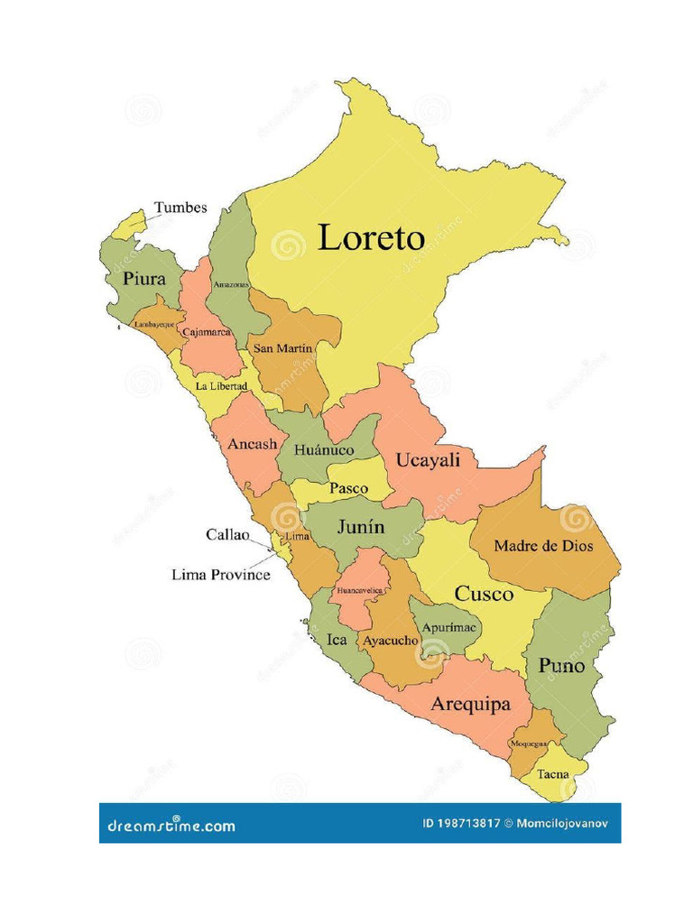 Mapa Del Peru | PDF