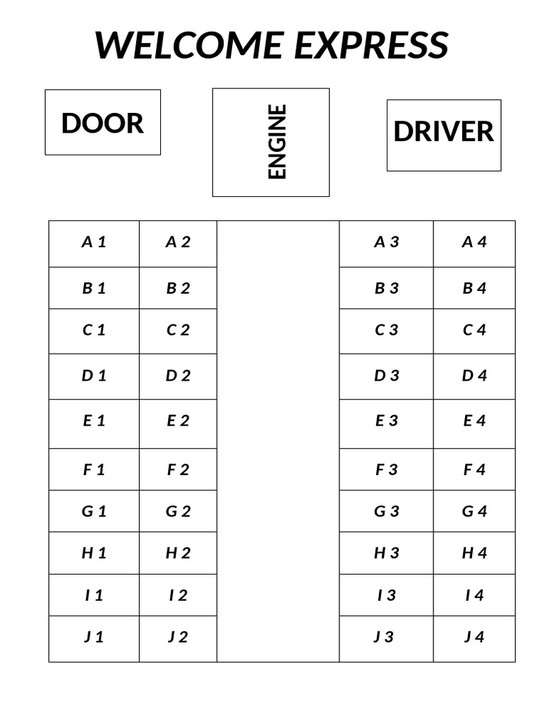 New Seat Plan WC | PDF