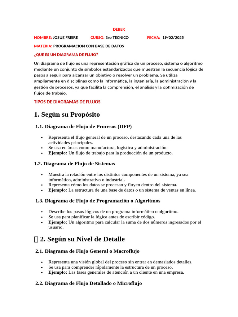 Diagramas de Flujo | PDF | Algoritmos | Programación de computadoras