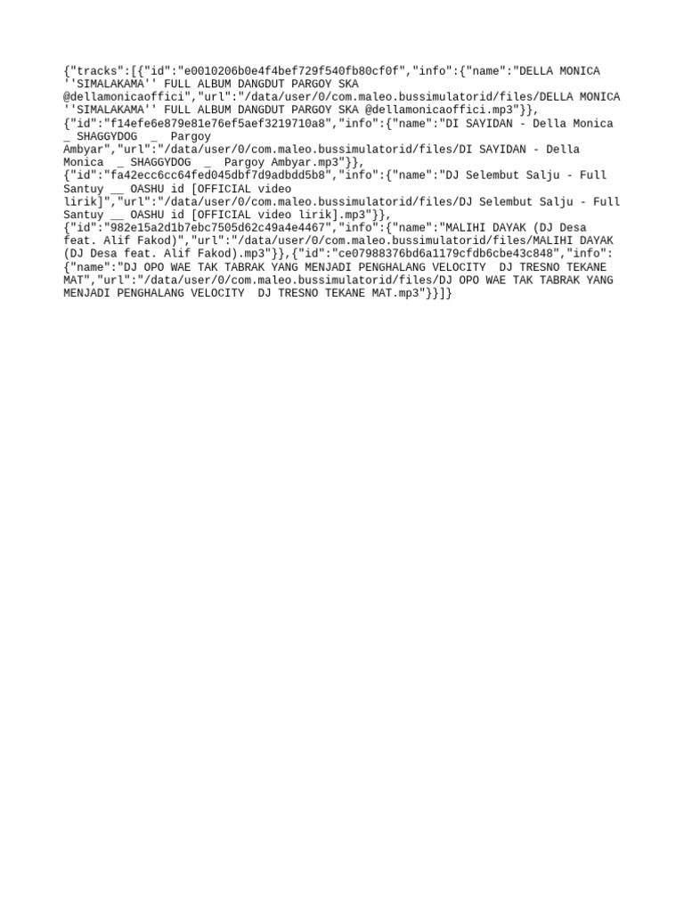 Della Monica's Dangdut Collection | PDF