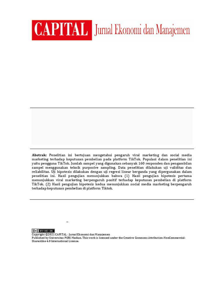 capital,+Journal+manager,+10.+Ana+Rimbasari_PENGARUH+VIRAL+MARKETING+DAN+SOCIAL+MEDIA+MARKETING ...