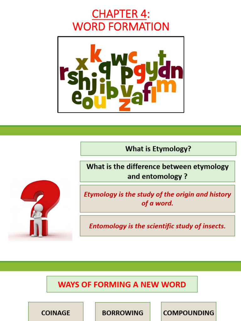 Linguistics-Chapter 4-Word Formation | PDF | Acronym | Fahrenheit