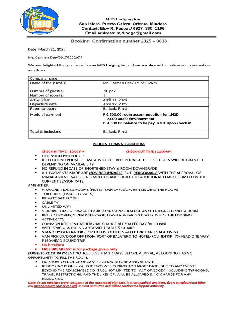 MJD 2024 0638 Carmen Dee | PDF