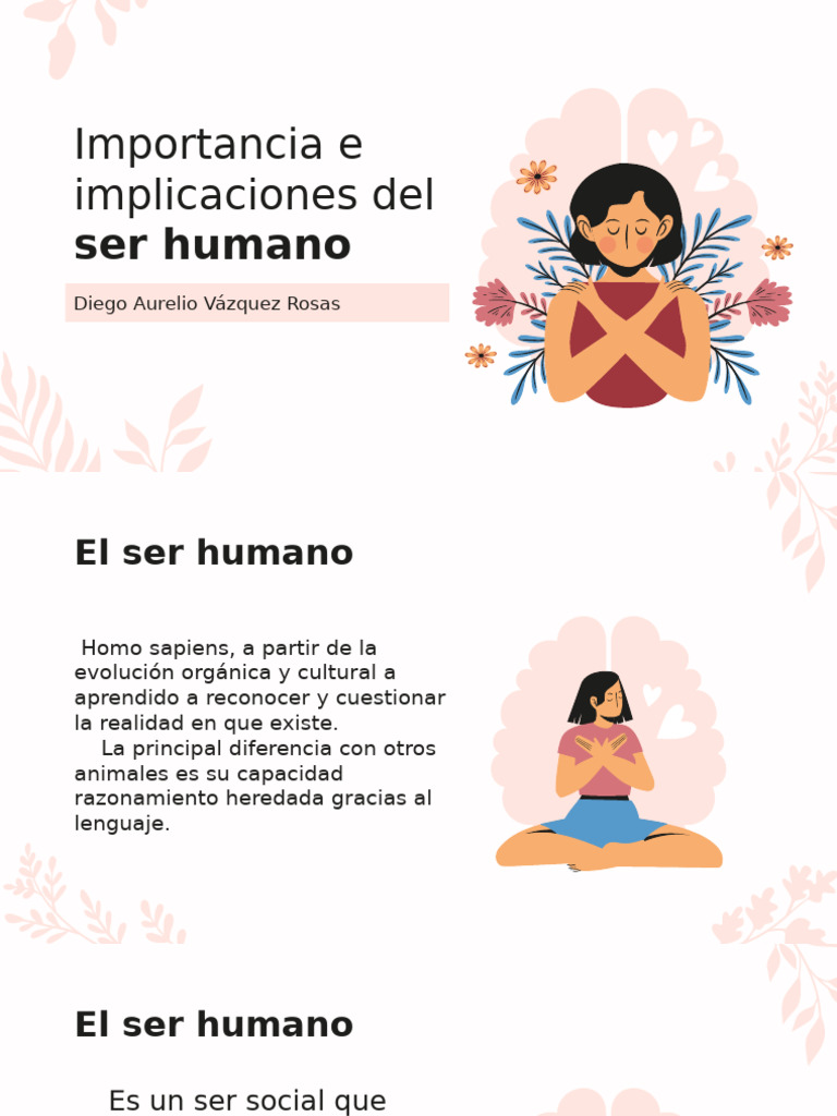 Ser Humano | PDF | Humano | Comportamiento