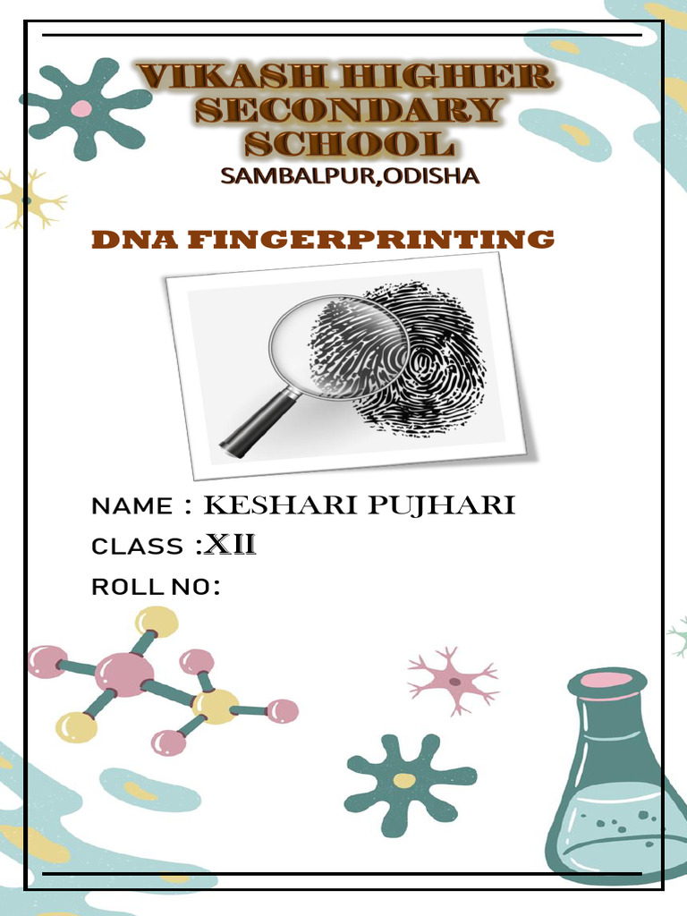DNA Fingerprinting by Keshari Pujhari PDF | PDF | Dna Profiling | Single Nucleotide Polymorphism
