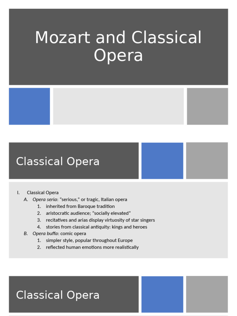 Classical Opera | PDF | The Marriage Of Figaro | Opera