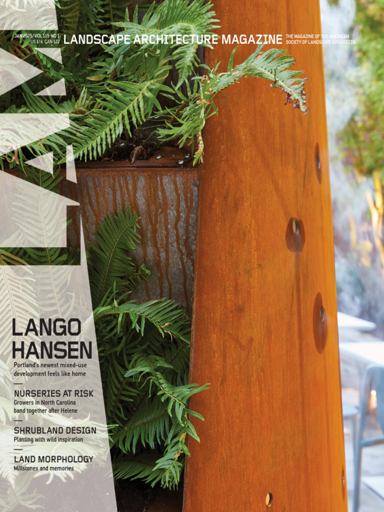Landscape Architecture Magazine - Jan 2025 | PDF | Landscape | Earth ...
