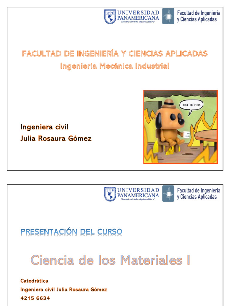 C1 PROGRAMA Ciencia de Los Materiales I | PDF | Sólido amorfo | Ciencia de los Materiales
