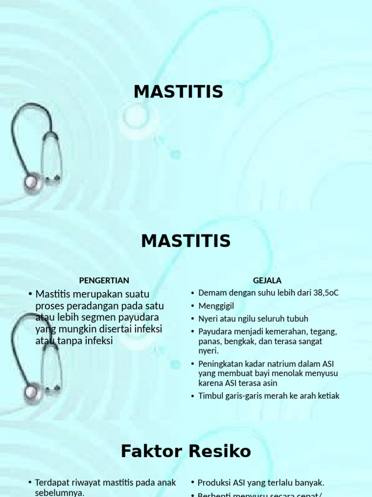 Gejala dan Penanganan Mastitis | PDF