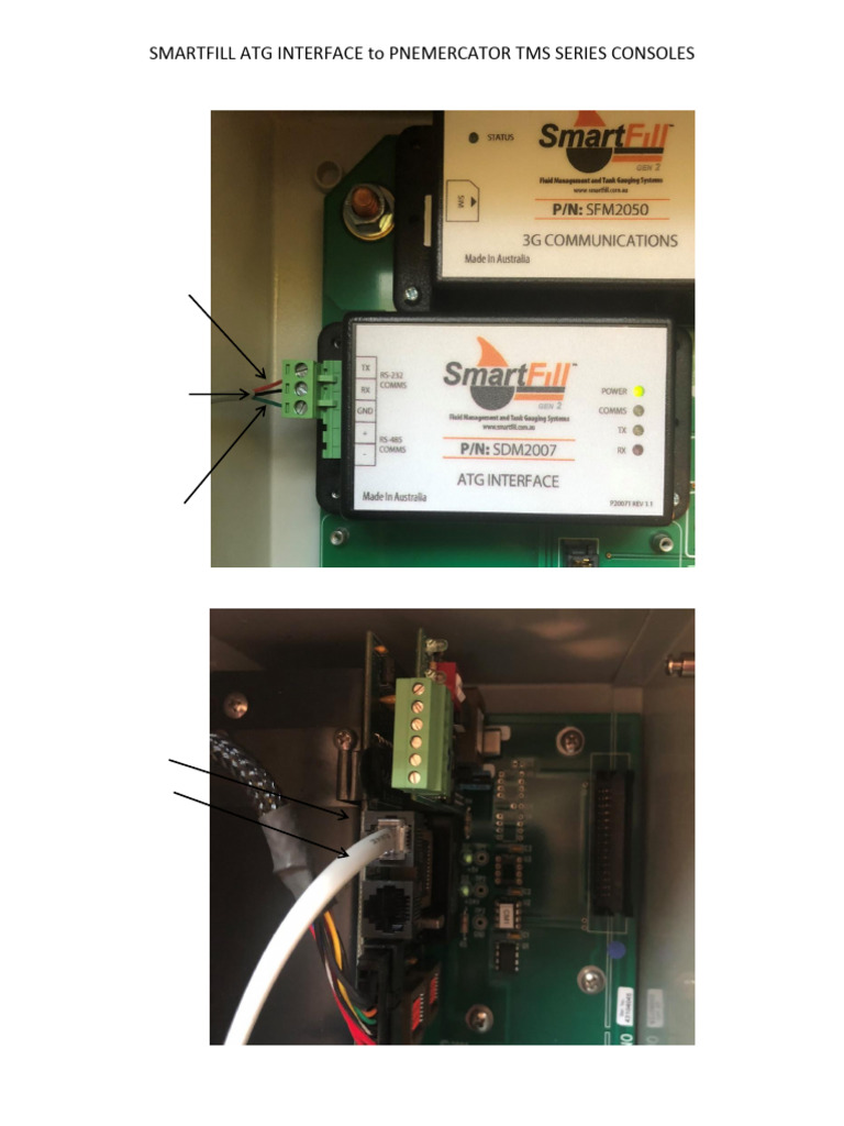 SMARTFILL ATG INTERFACE To PNEMERCATOR TMS SERIES CONSOLES | PDF