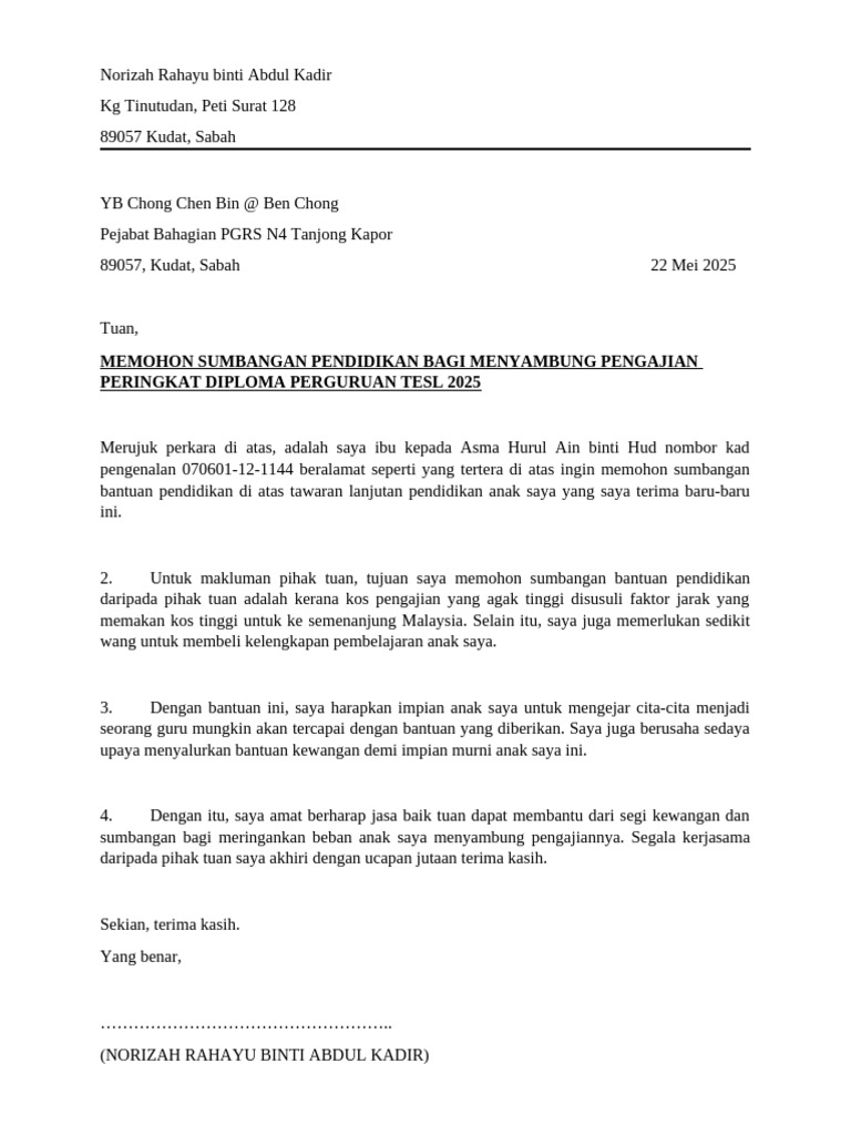 Norizah Rahayu Binti Abdul Kadir | PDF