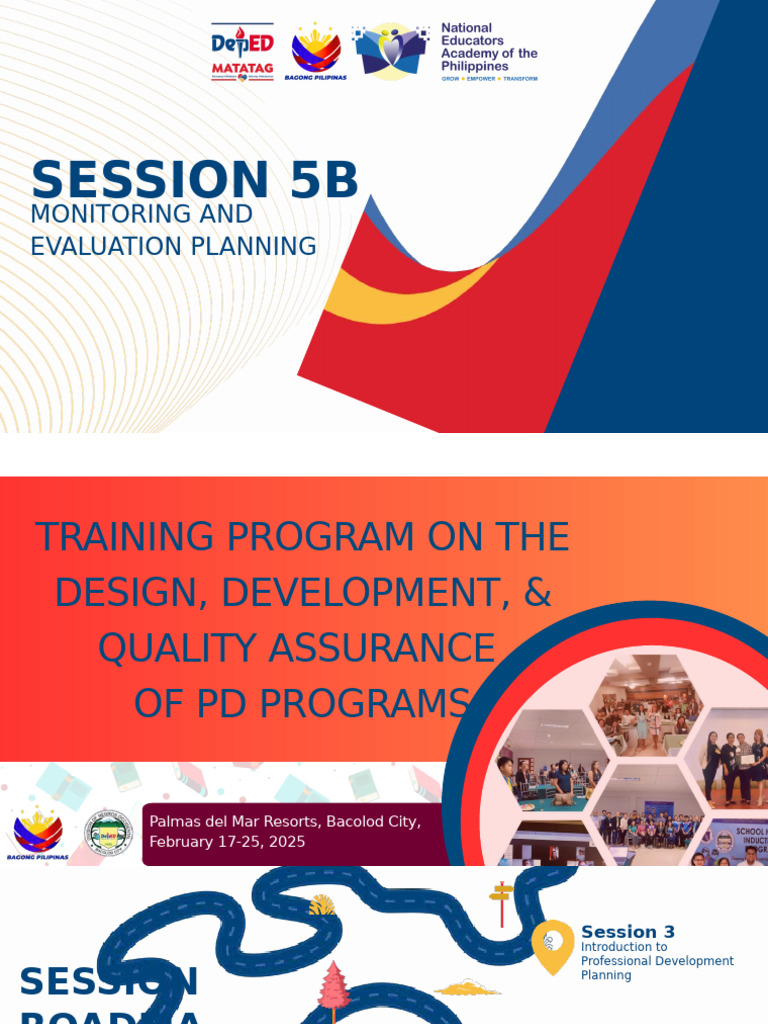 Session 5B. Monitoring and Evaluation Planning | PDF | Evaluation | Learning