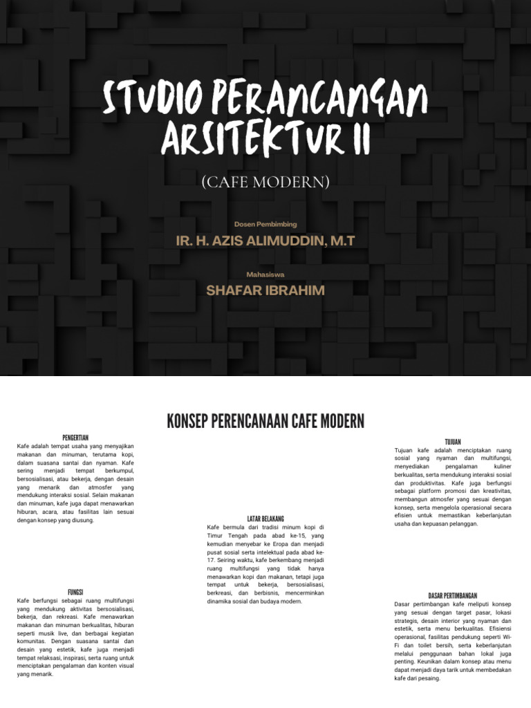 Menu dan Konsep Kafe Eksposed 3.0 | PDF
