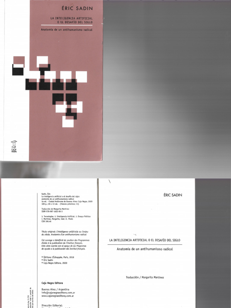 Sadin - Lo Humano Marginado | PDF | Robot | Robótica