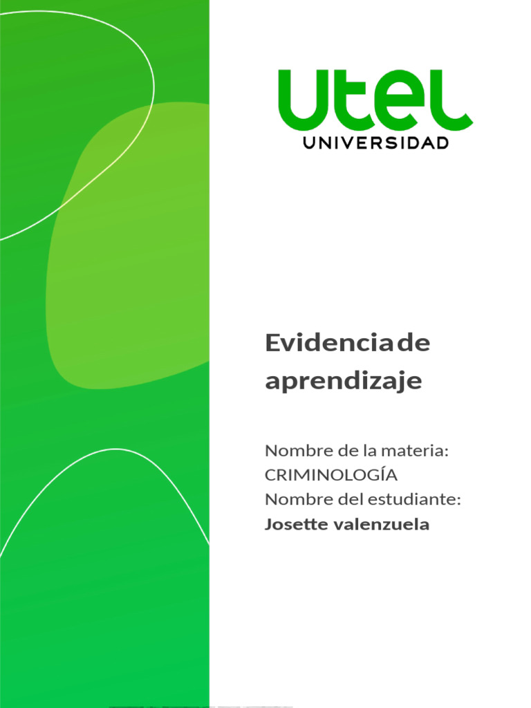 Criminología EA7 P | PDF