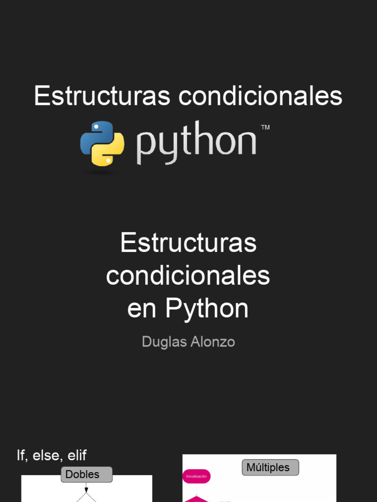 Condicionales en Python | PDF