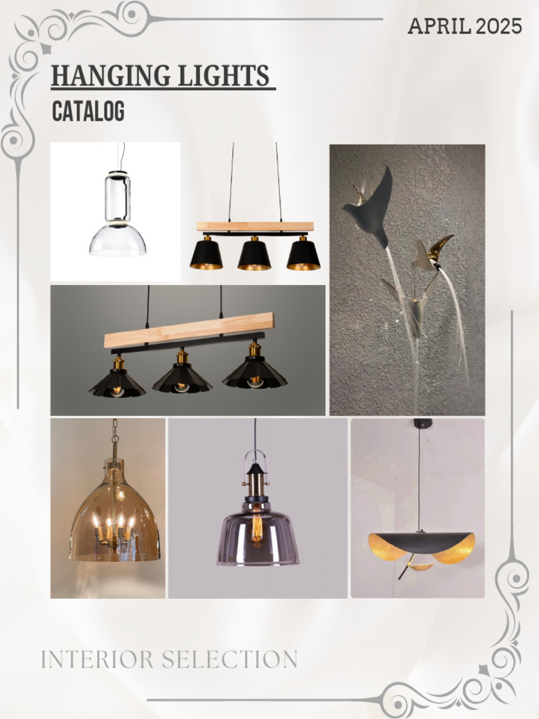 April 2025 Hanging Lights Catalog | PDF