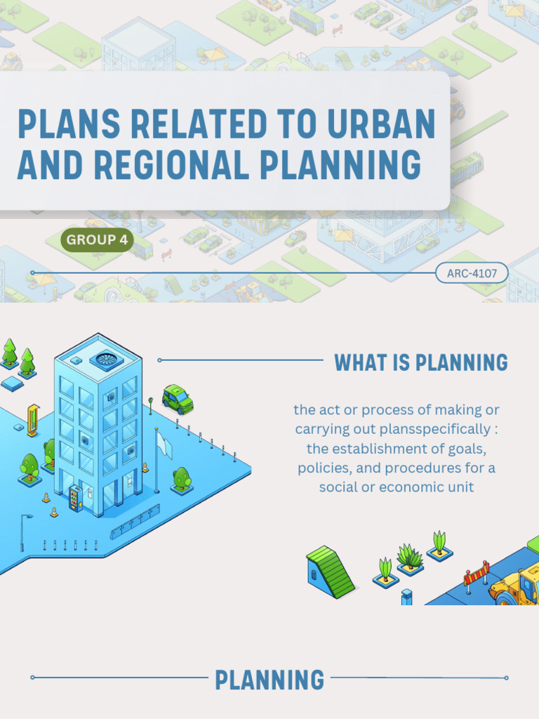 4207 - G2 - Plans Relayed To Urban and Regional Planning | PDF | Urban ...