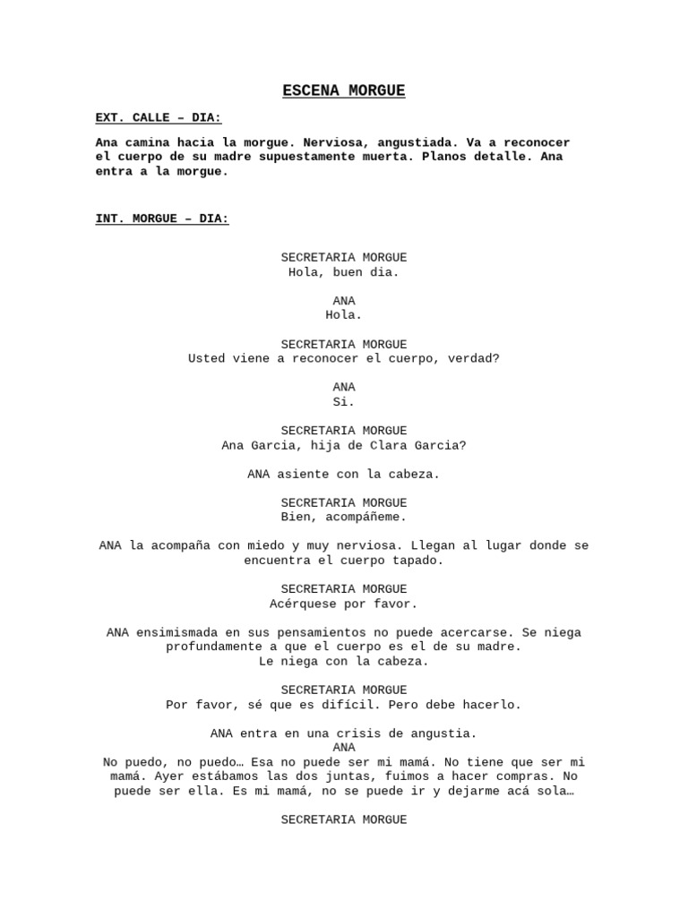 Escena Morgue | PDF