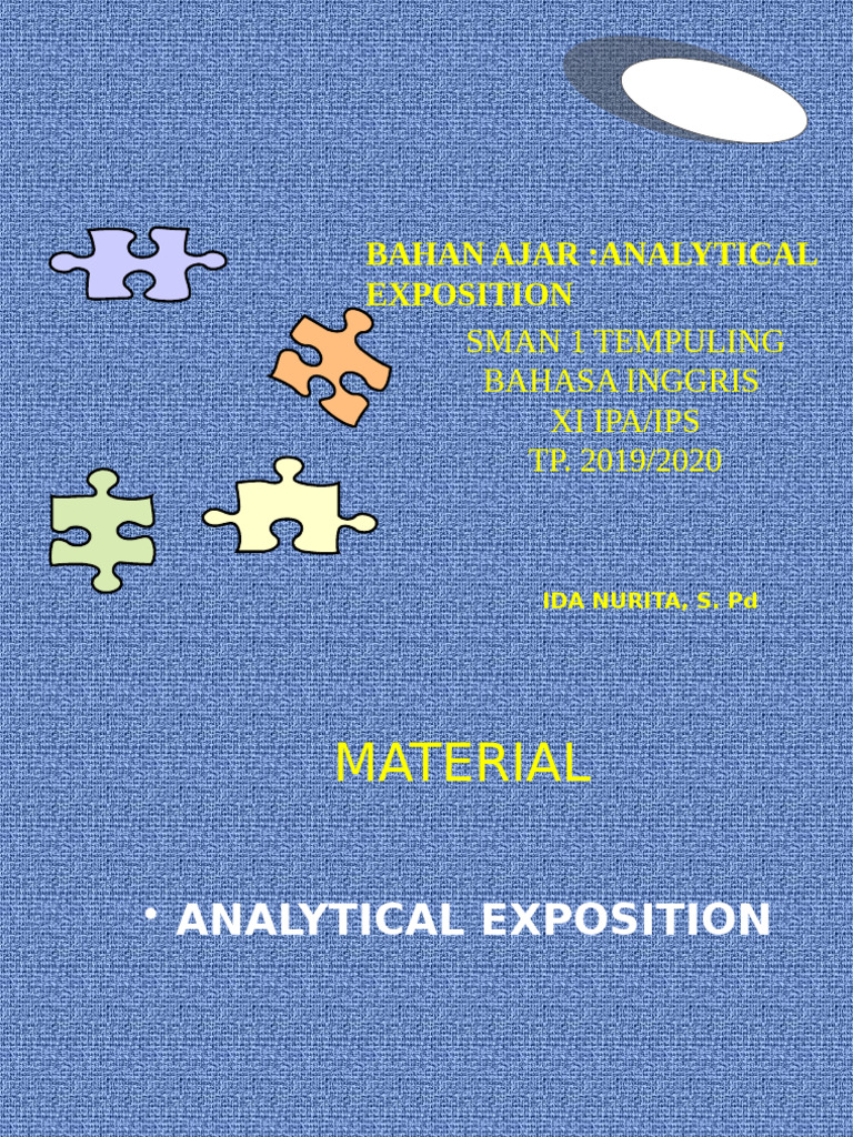 Analytical Exposition Overview | PDF
